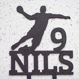 Handball Cake Toppers, Handball Toppers, Handball Player Cake ...