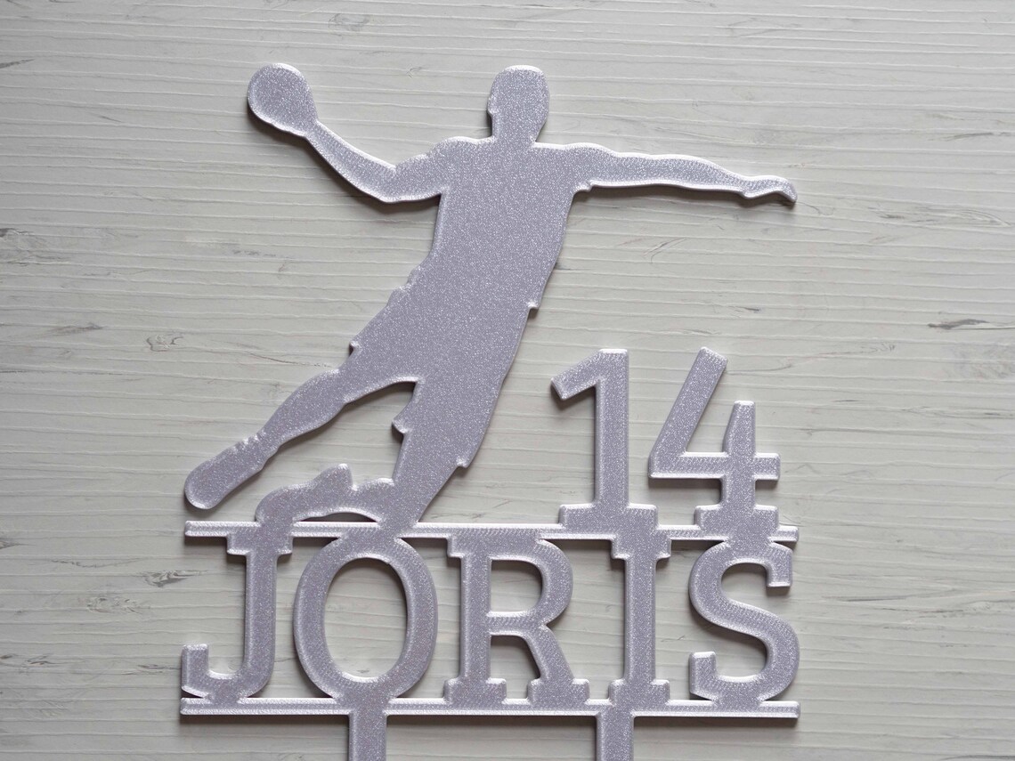 Handball Cake Topper Handball Kuchendeko Handball - Etsy.de