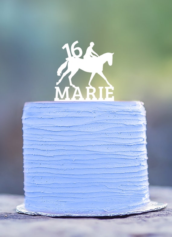 Horse Riding Cake Topper Horse Racing Cake Topper Horse Cake | Etsy