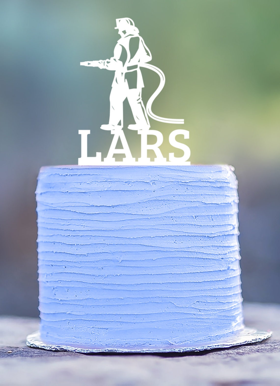 Fire Fighter Cake Topper Fireman Topper Fire Fighter Cake - Etsy