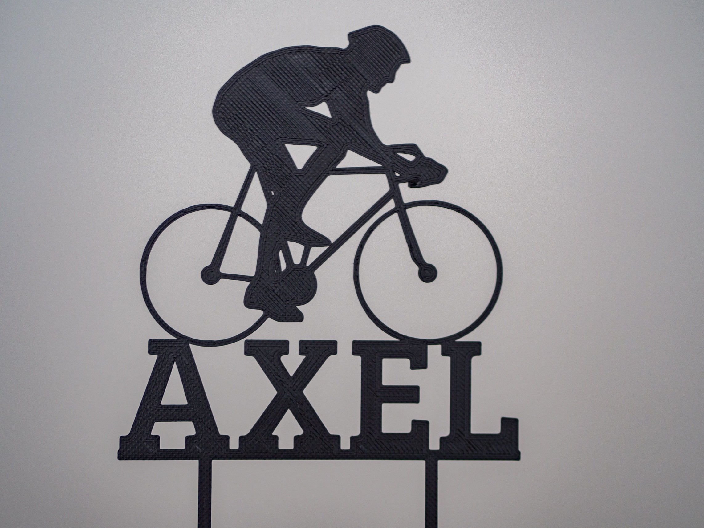 Cycling cake topper Cyclist cake topper Cycling cake | Etsy