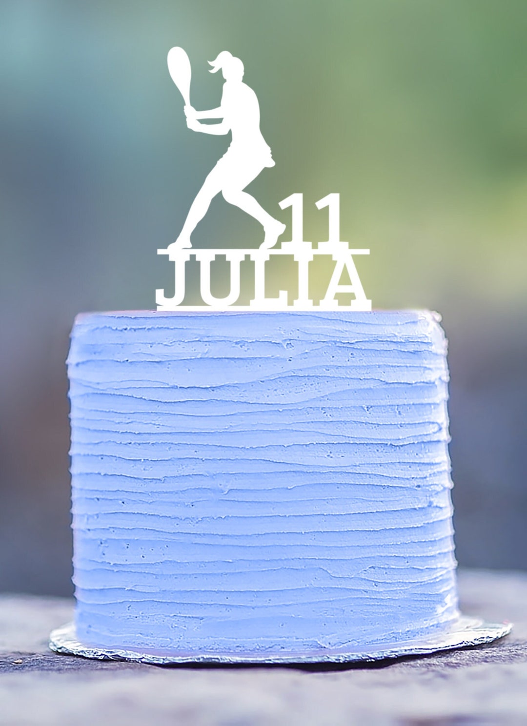 Tennis Cake Topper. Tennis Topper, Tennis Female Player Topper, Tennis ...