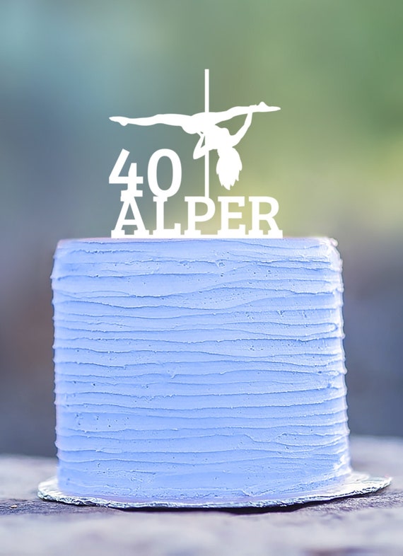 Pole Dancing Cake Topper Pole Dancing Cake Decorations Sport - Etsy