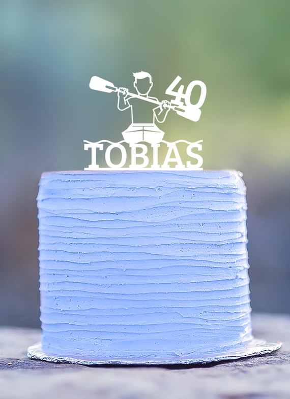 Kayak Cake Topper Kayak Cake Decorations Canoe Cake Topper - Etsy