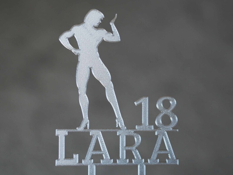 Female Bodybuilder Gym Cake Topper Weight Lifting Cake - Etsy