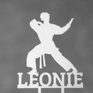 Karate Cake Topper Martial Arts Cake Topper Karate Cake | Etsy