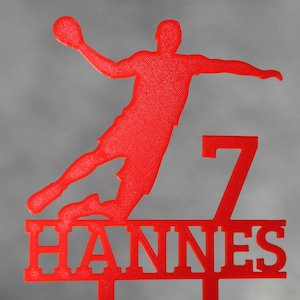Handball Cake Toppers, Handball Toppers, Handball Player Cake ...