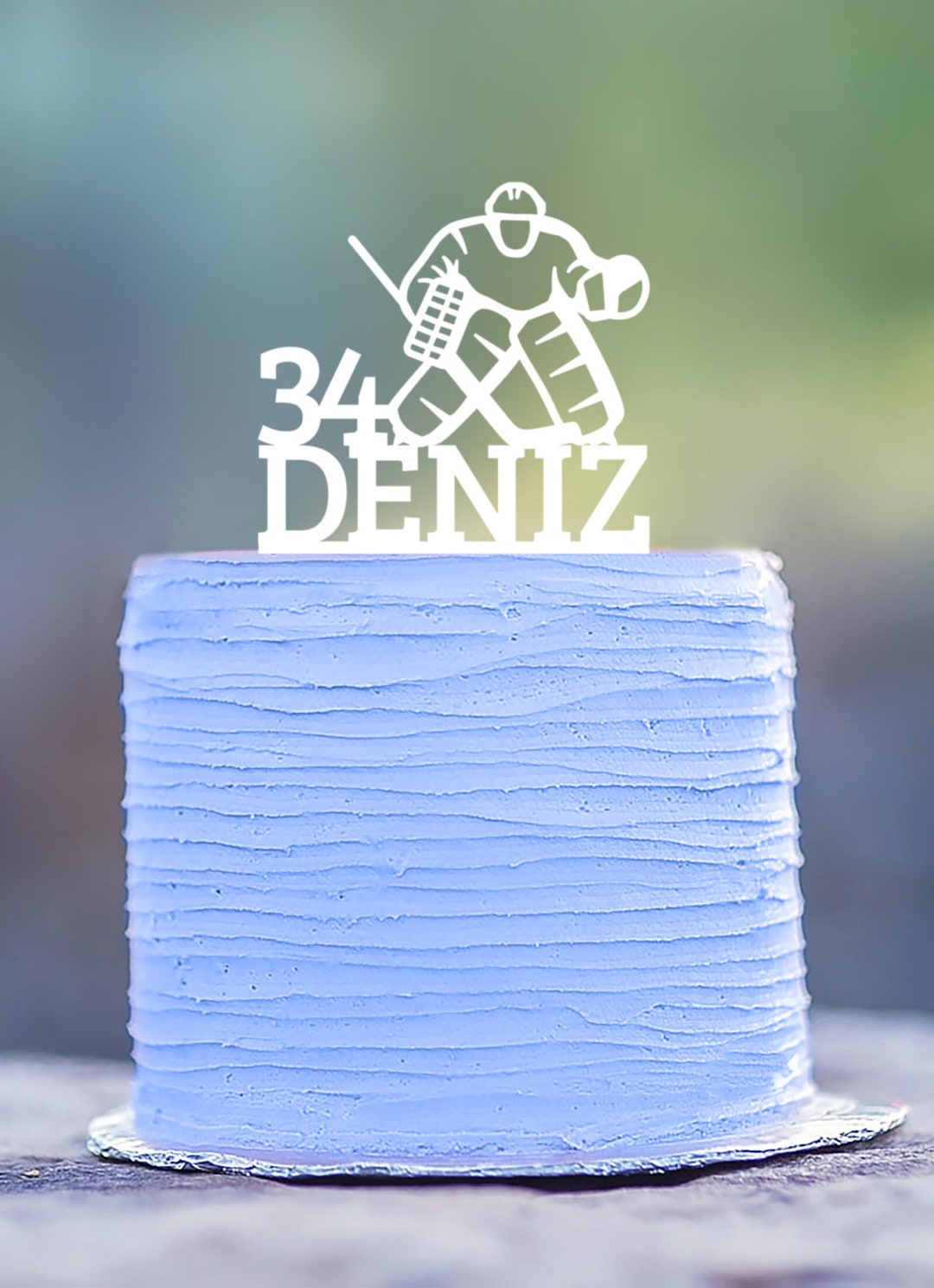 Hockey Player Cake Toppers, Ice Hockey Cake Toppers, Hockey Cake ...