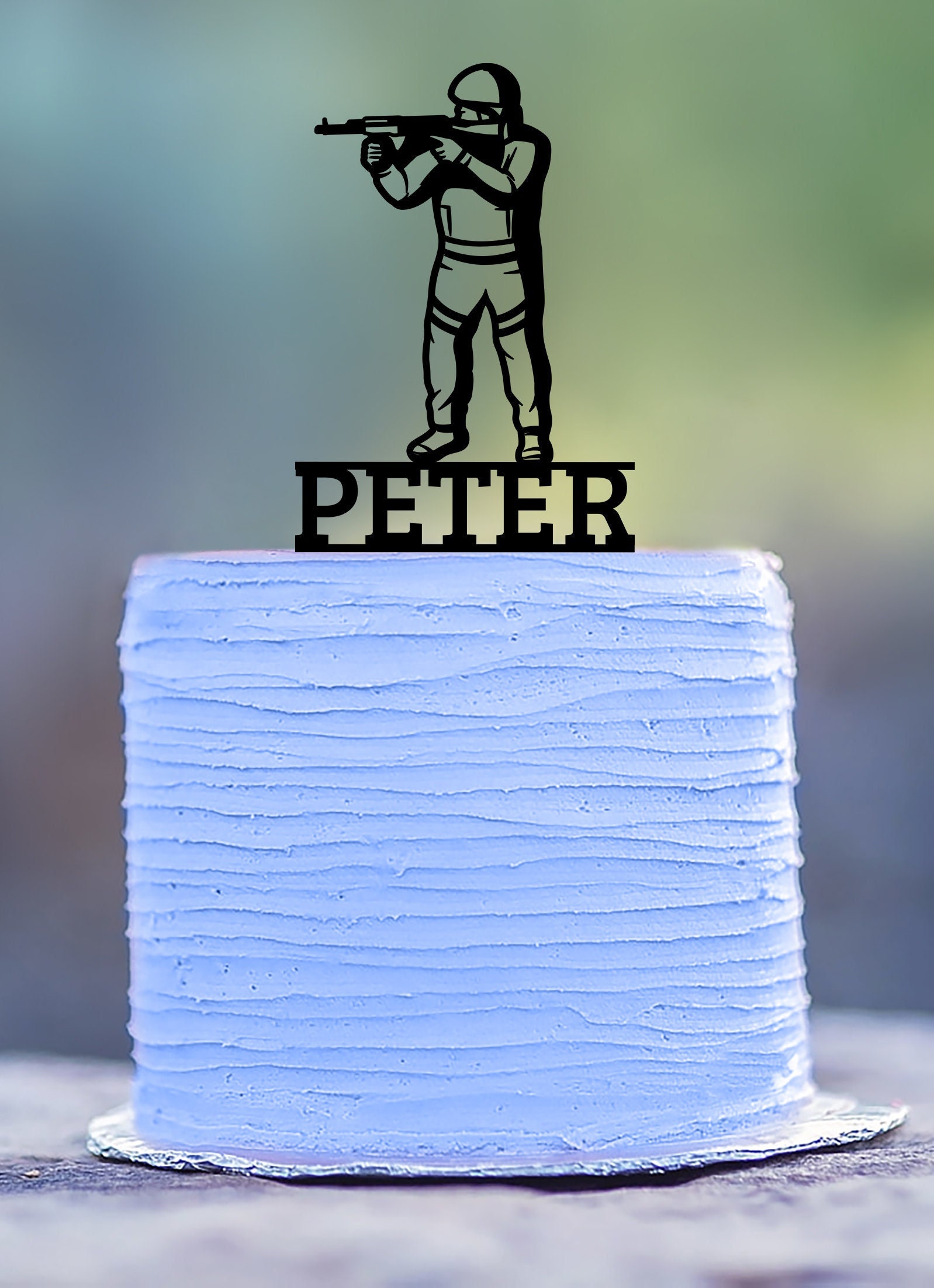 Soldier Cake Topper Army Cake Decorations Army Cake | Etsy