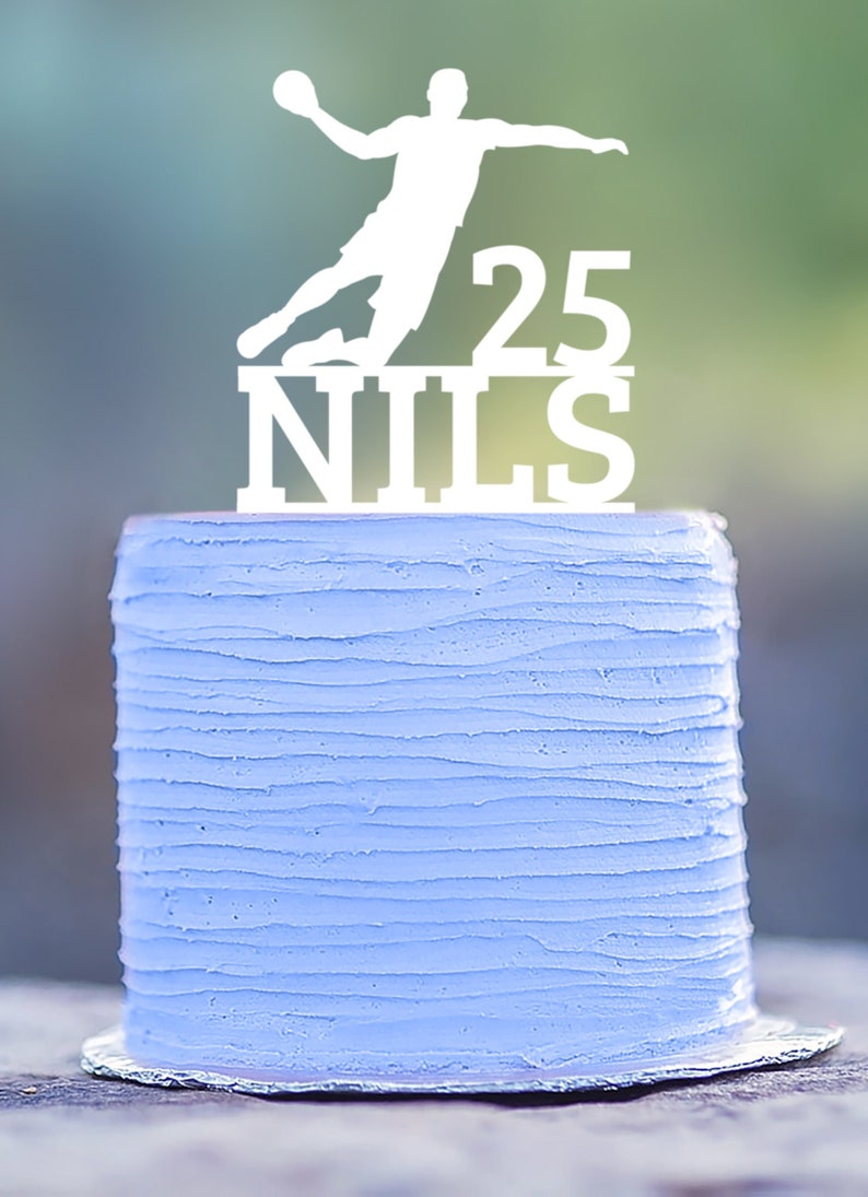 Handball Cake Toppers Handball Toppers Handball Player Cake - Etsy
