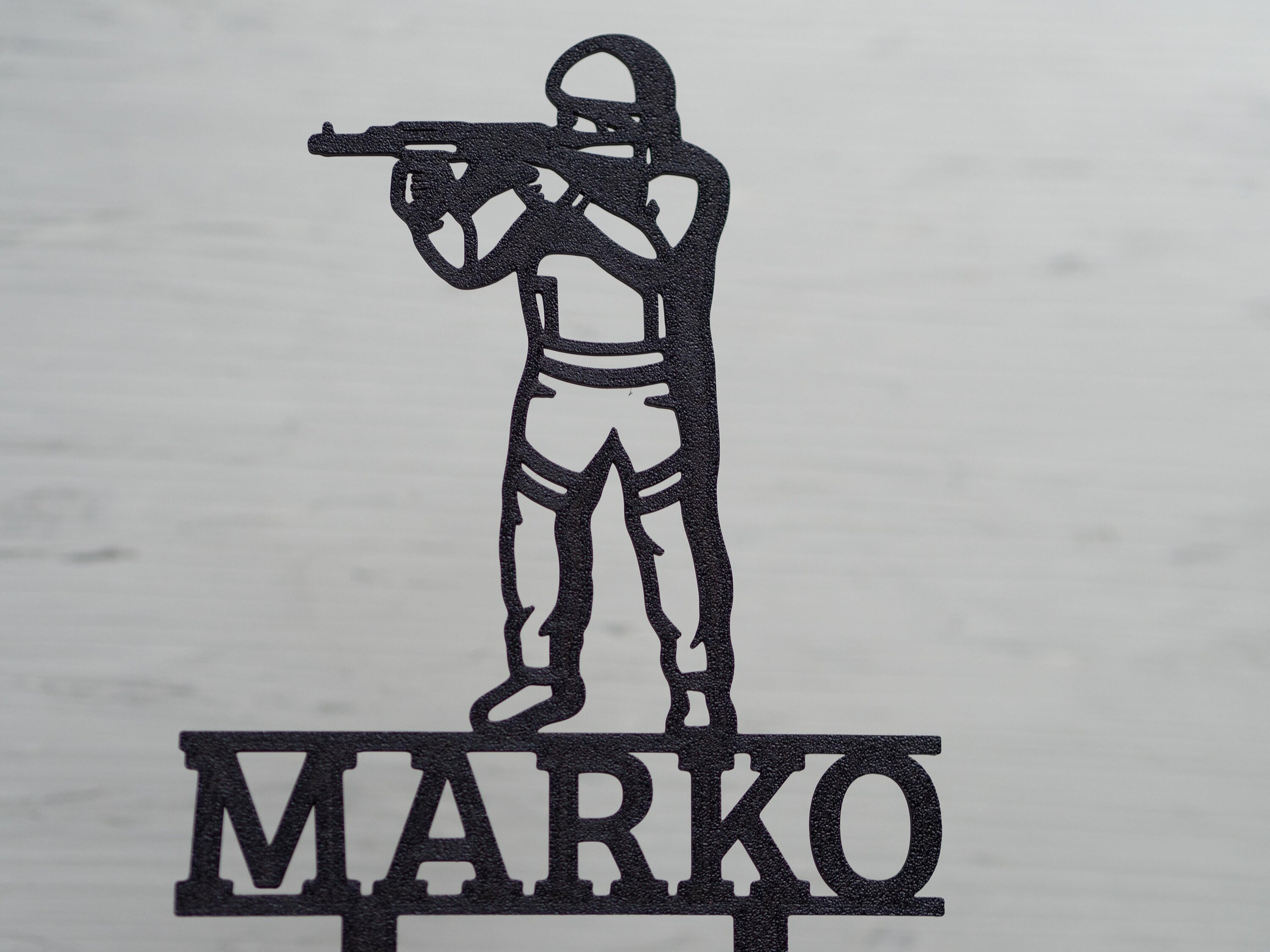 Soldier Cake Topper Army Cake Decorations Army Cake | Etsy