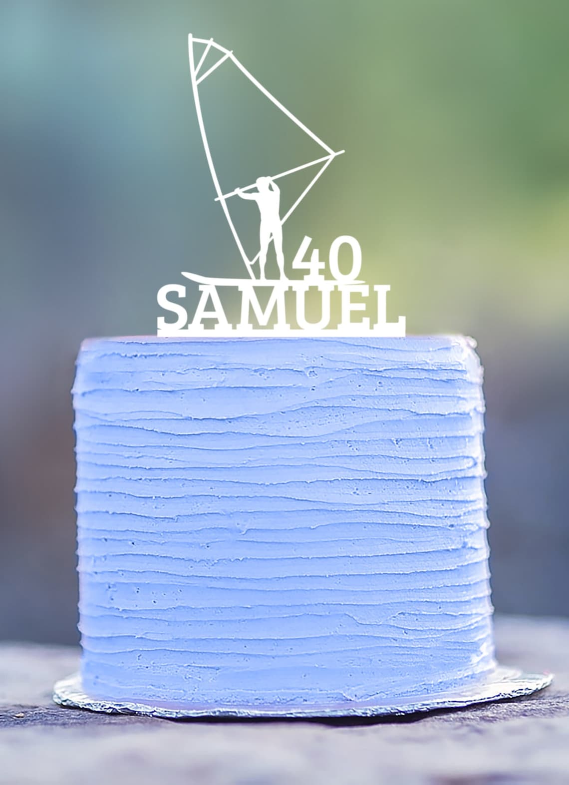 Windsurfing Cake Topper Windsurf Topper Wind Surfing Cake | Etsy