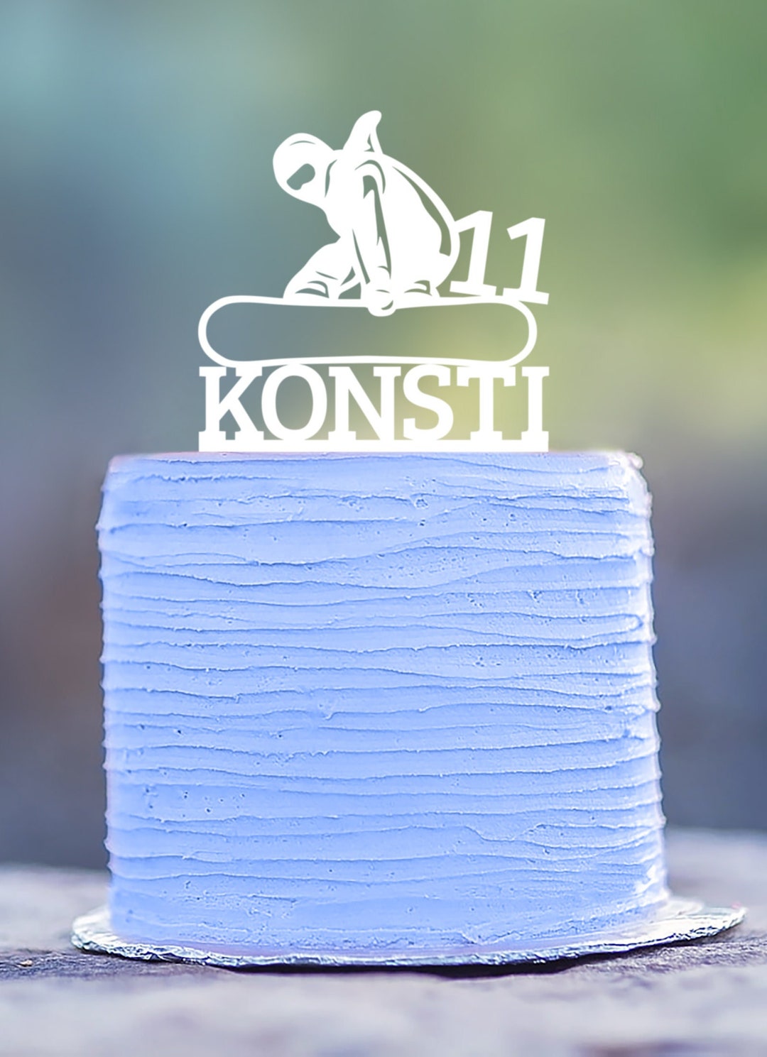 Snowboard Cake Topper, Snowboard Cake Decoration, Snowboarder Cake ...