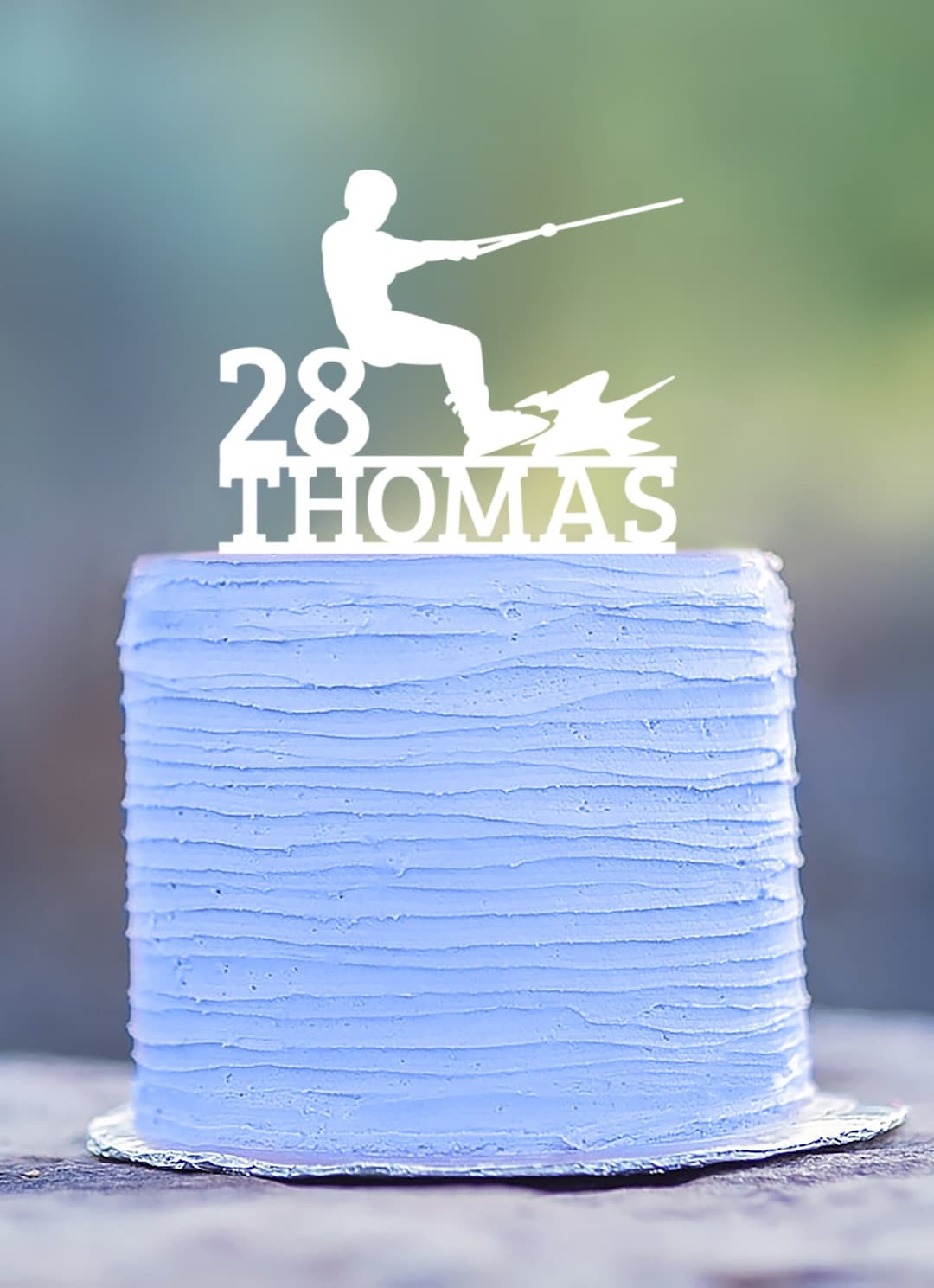 Personalized Wakeboard Cake Topper – Birthday Decoration With Name and ...
