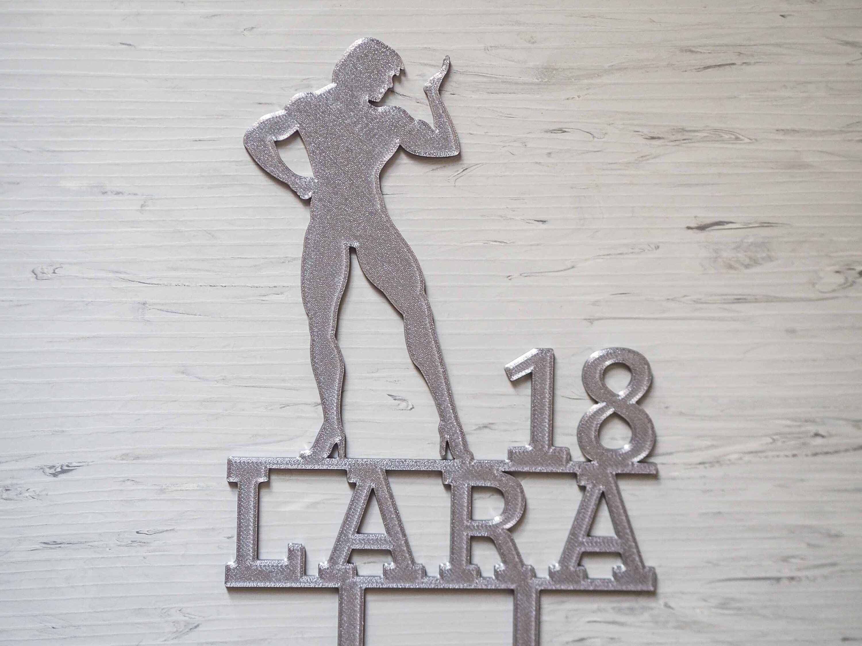 Female Bodybuilder Gym Cake Topper Weight Lifting Cake - Etsy