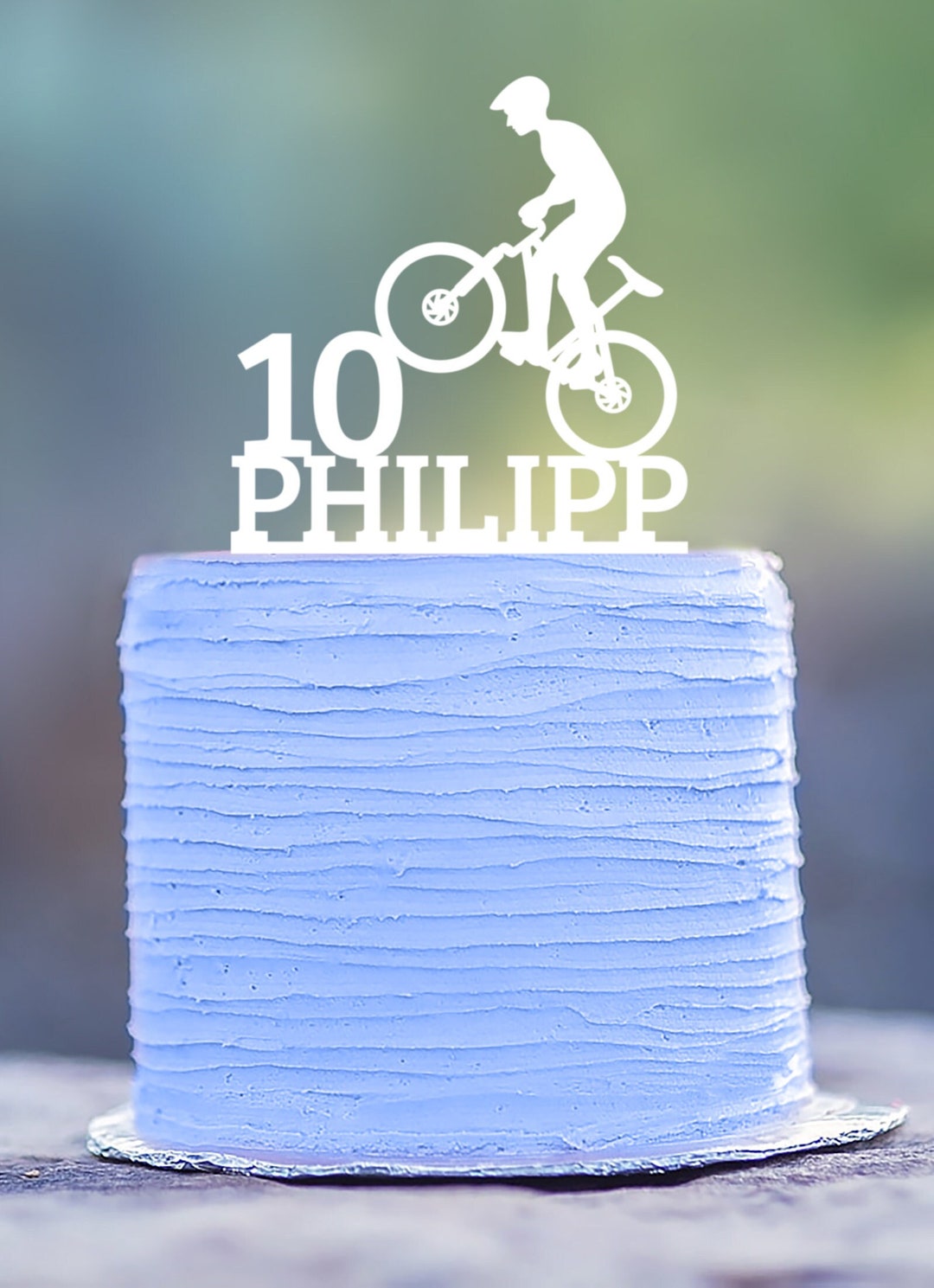 Biker Cake Topper, Cyclist Cake Topper, Cycling Cake Decorations ...