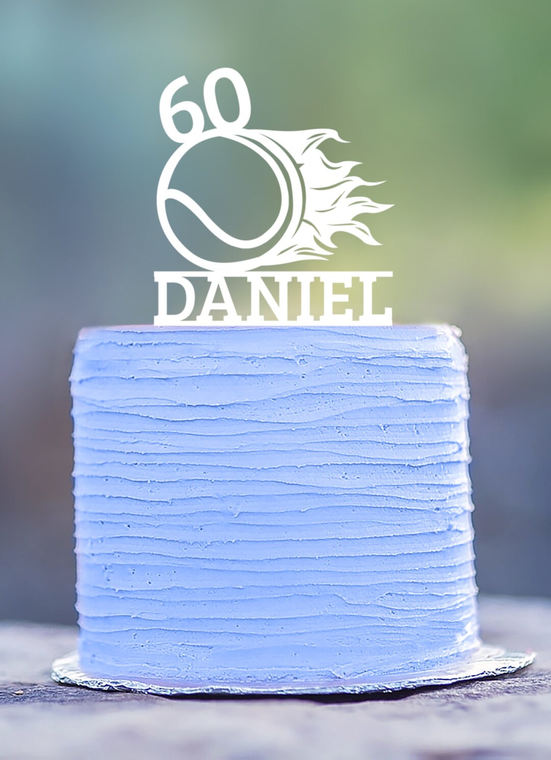 Tennis Ball Cake Topper. Tennis Topper, Tennis Decoration, Tennis ...