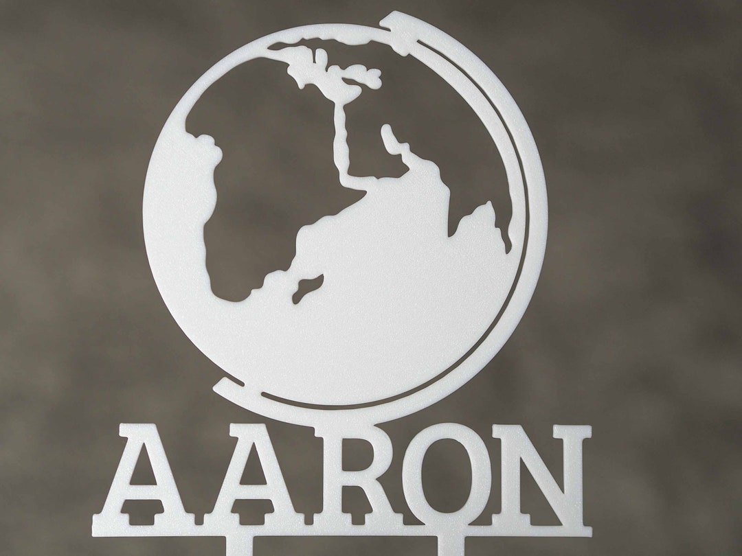 Globe Cake Topper, Travel Topper, Globe Cake Decoration, Travel Themed ...