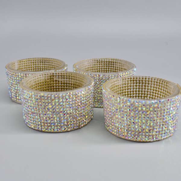 Rhinestone Candle - Etsy
