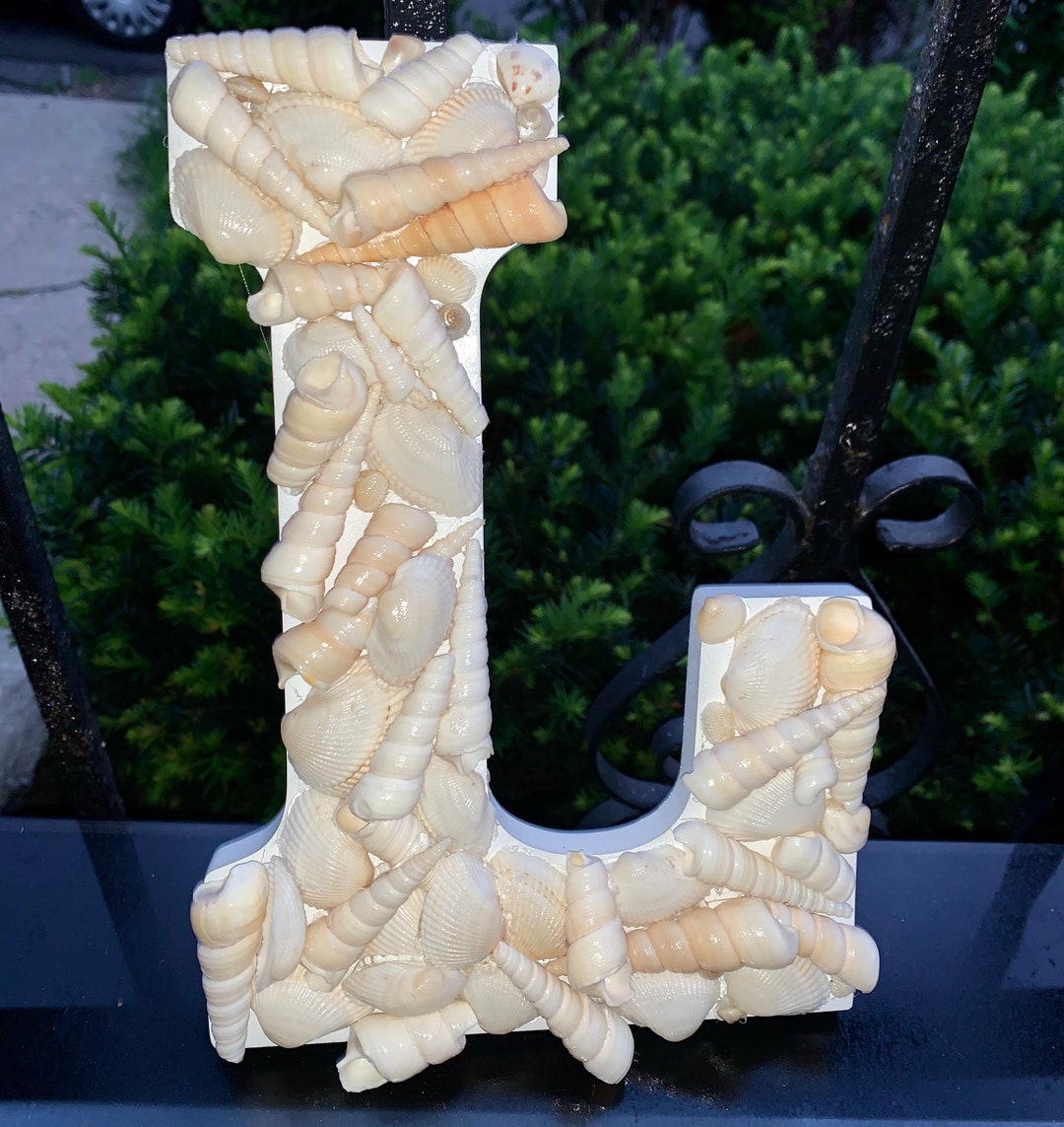 Beautiful Seashell Letter L Decor Beach Decor Word Decor Wall Hanging ...
