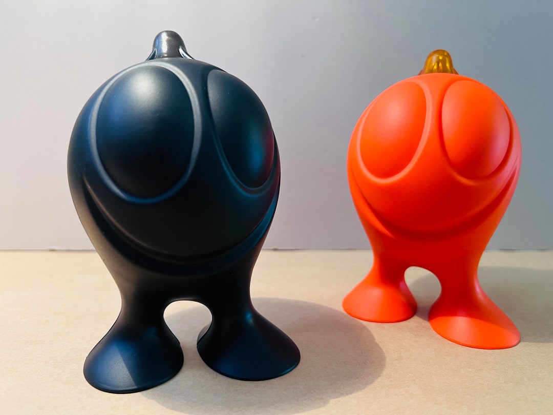 Alessi Gino Zucchino Sugar Pourer Black & Orange - Guido Venturini - Etsy