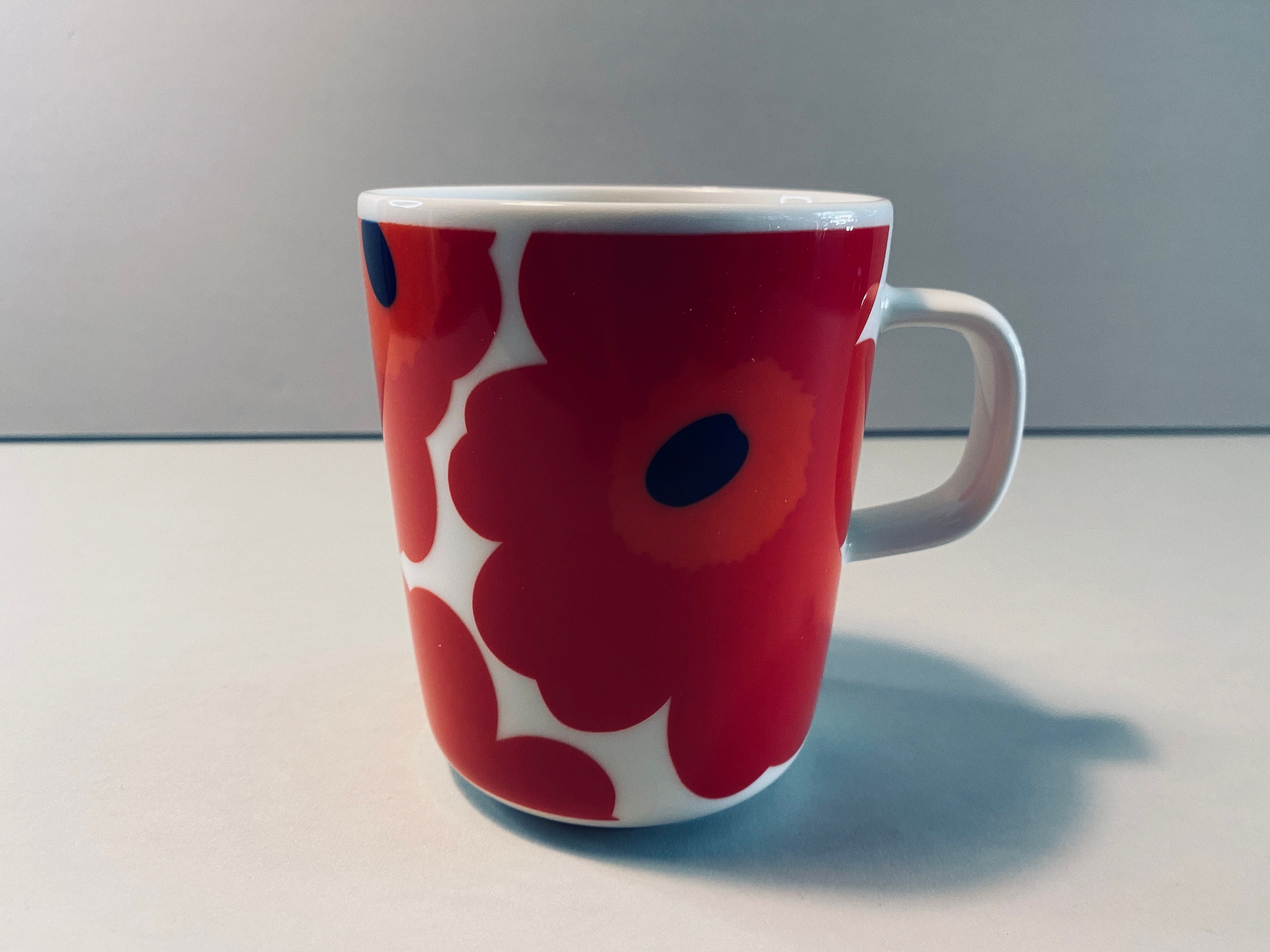 MARIMEKKO Porcelain Mug 250ml unikko Red Maija - Etsy Finland