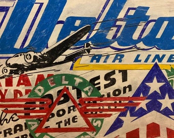 Delta Airlines Art - Etsy