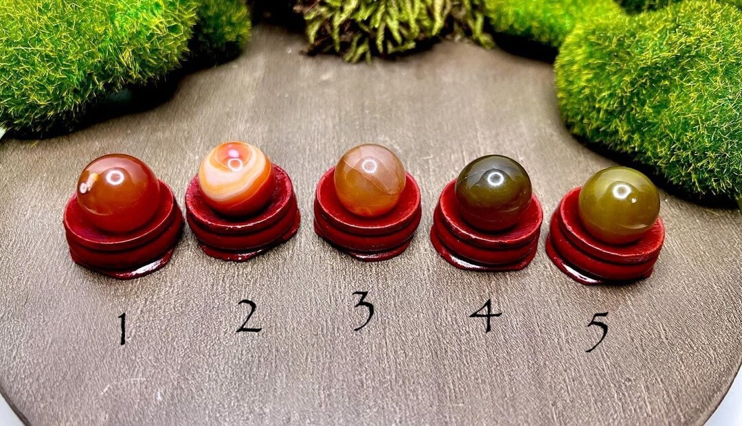 Carnelian Mini Spheres Brazil Choose Yours - Etsy