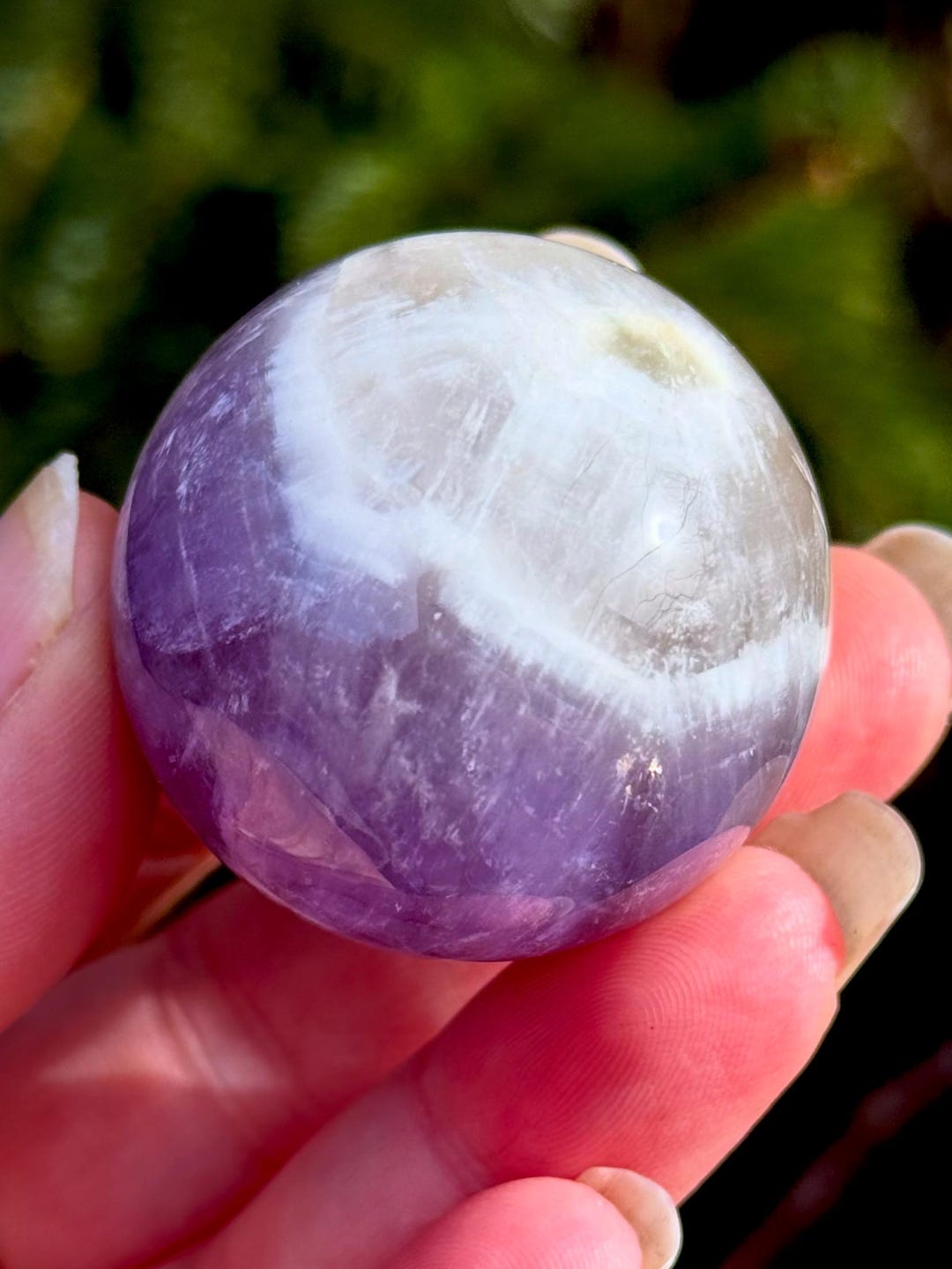 Small Amethyst Sphere | Rainbow Flash | Brazil | 1.5” - Etsy