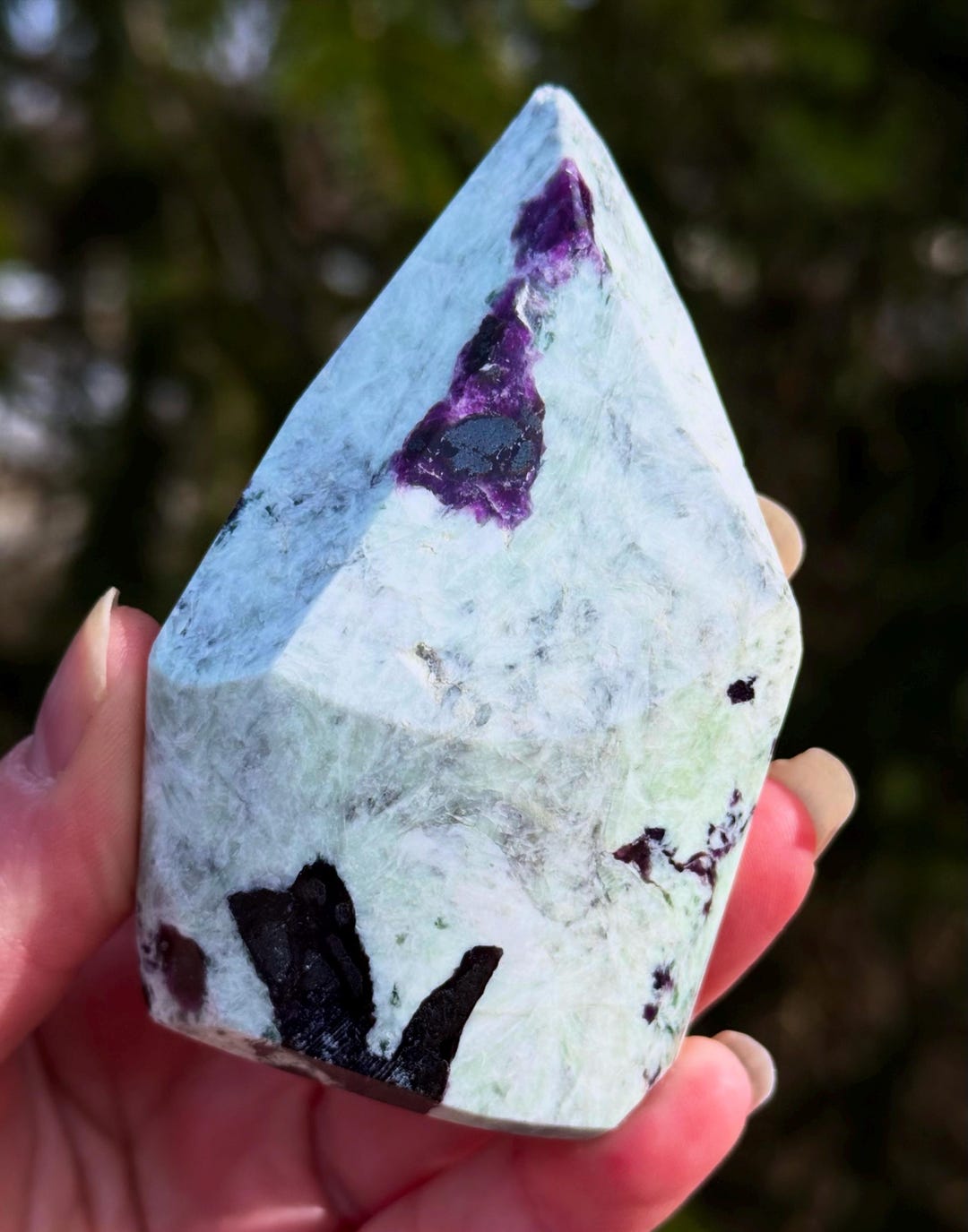 Kammererite Pointed Freeform W/ Hematite | Rare Stone | Turkey | 9.1oz ...