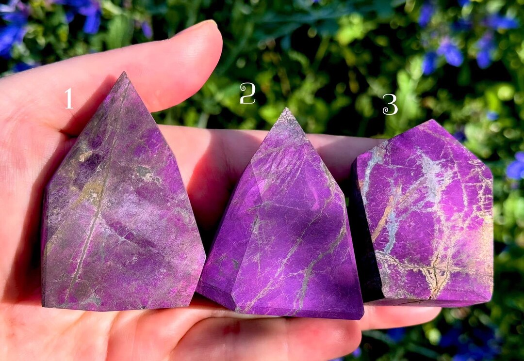 Purpurite Freeform Towers - RARE - Chunky - Choose Yours! - Etsy