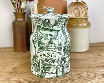 Ceramic Pasta Jar - Etsy UK