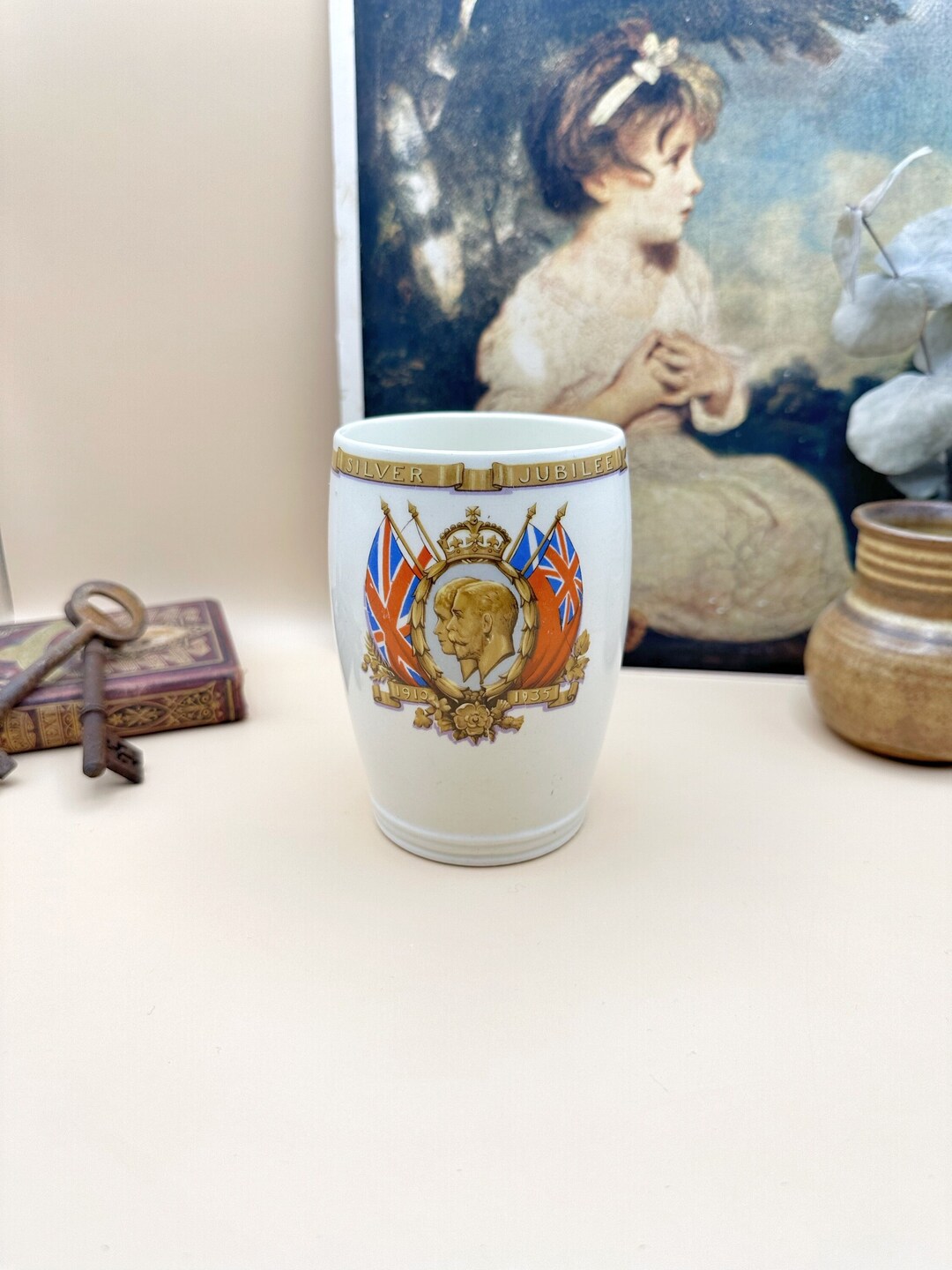 J&G Meakin King George V and Queen Mary Silver Jubilee Commemorative ...