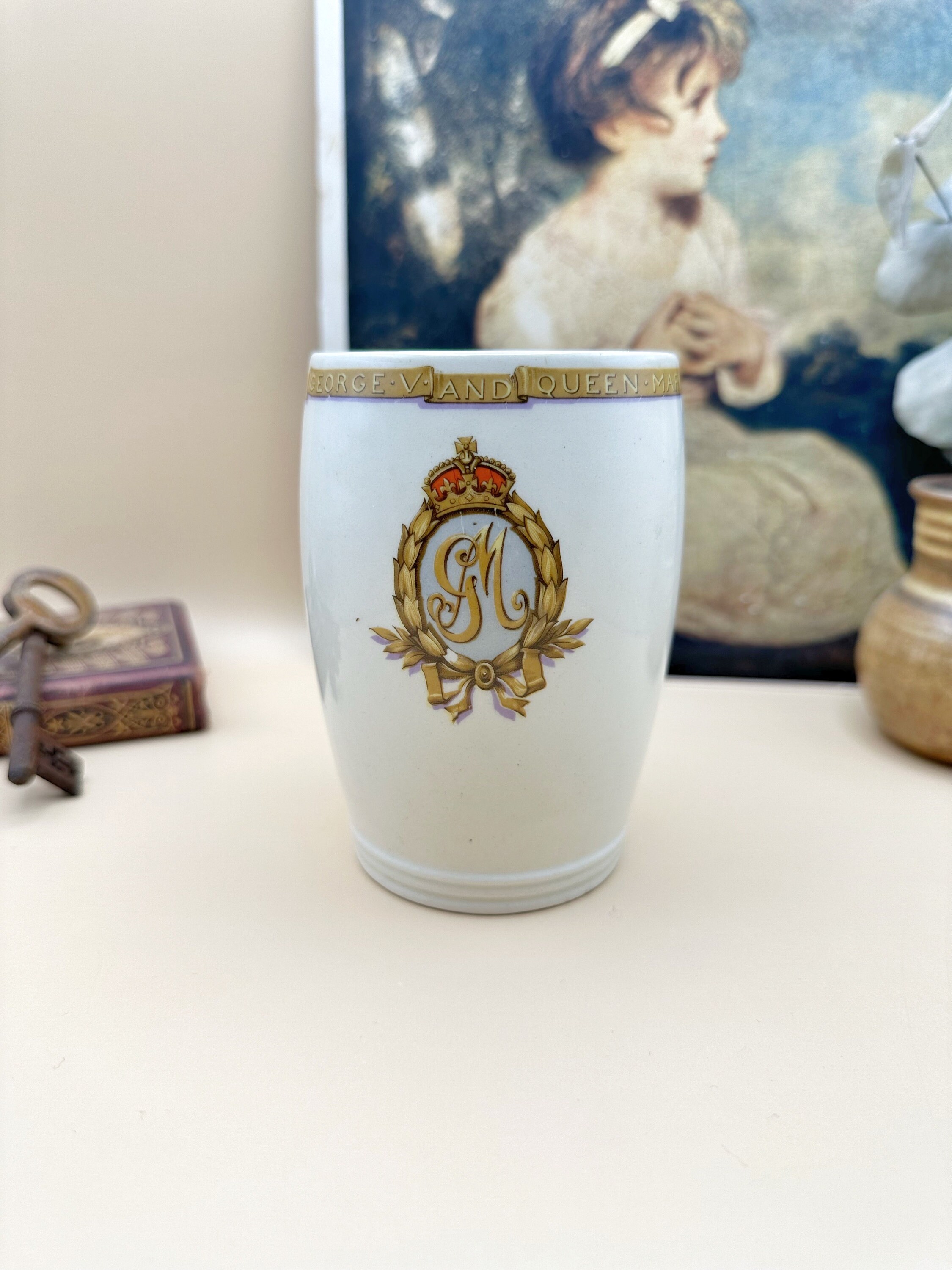 J&G Meakin King George V and Queen Mary Silver Jubilee Commemorative ...