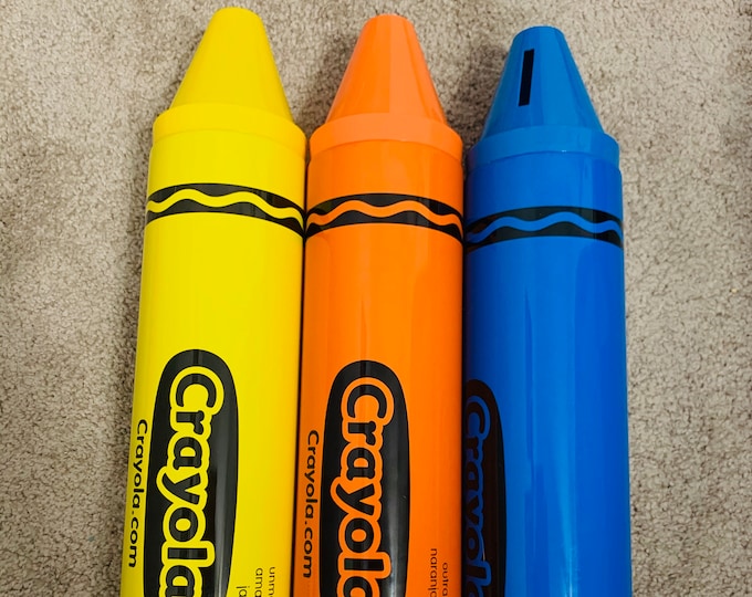 Personalized Extra Tall Name Crayola Crayon Coin / Kid Child - Etsy