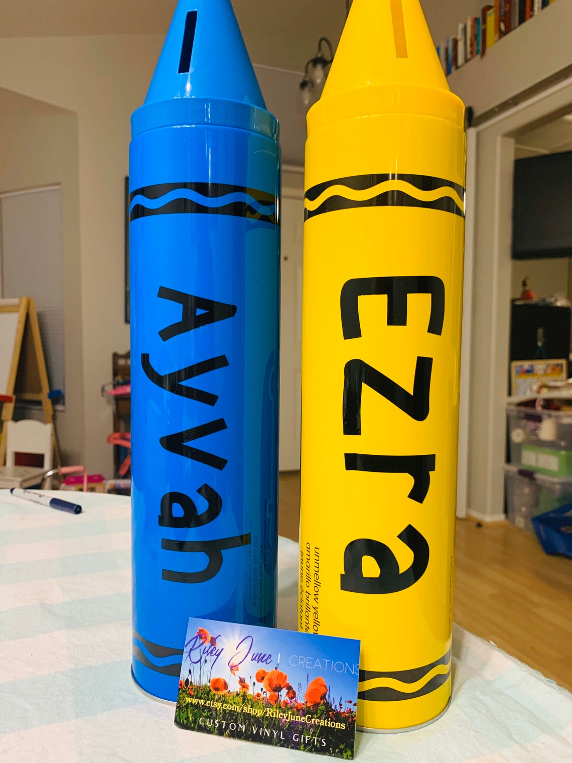 Personalized Extra Tall Name Crayola Crayon Coin / Kid Child | Etsy