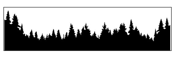 Black Forest Landscape Premium Vinyl Wrap for Stanley Tumbler | Etsy