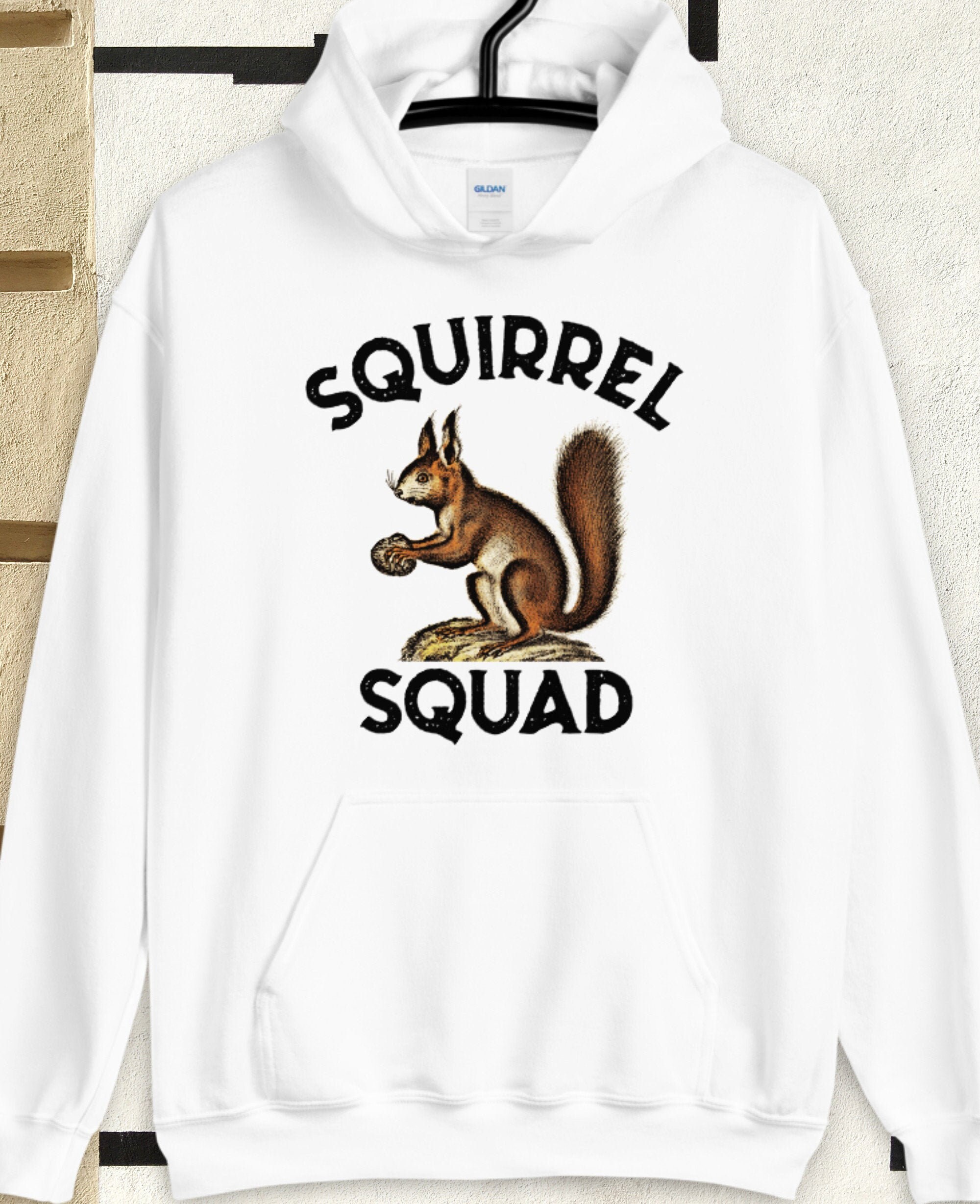 Squirrel Squad Squirrel Lover Gift Unisex Hoodie | Etsy