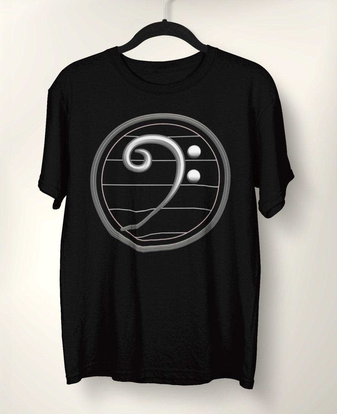 Bass Player| Bass Clef| Cotton Unisex T-shirt - Etsy