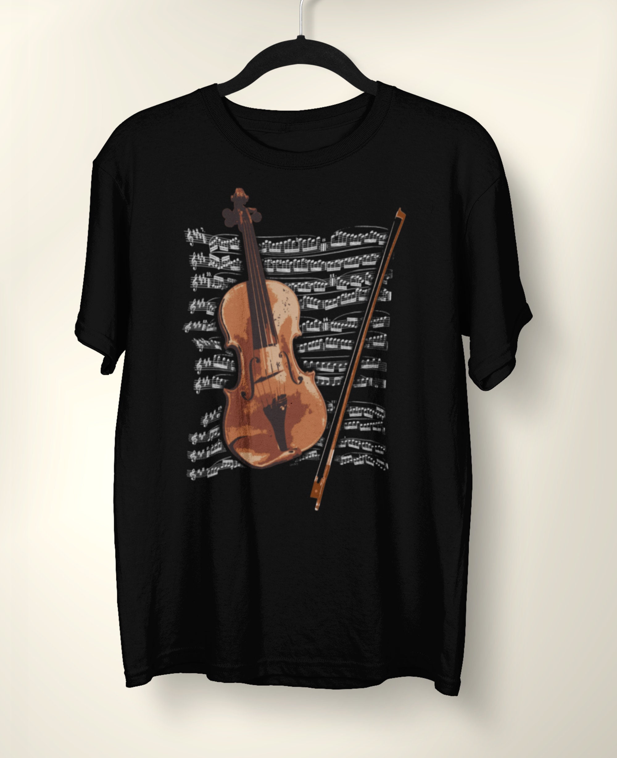 Violin Orchestra T-shirt Gift Violin Player Short-sleeve - Etsy