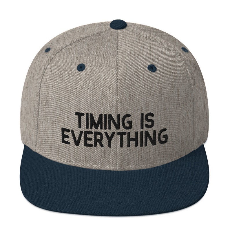 Timing is Everything Drummer Gift Snapback Hat - Etsy