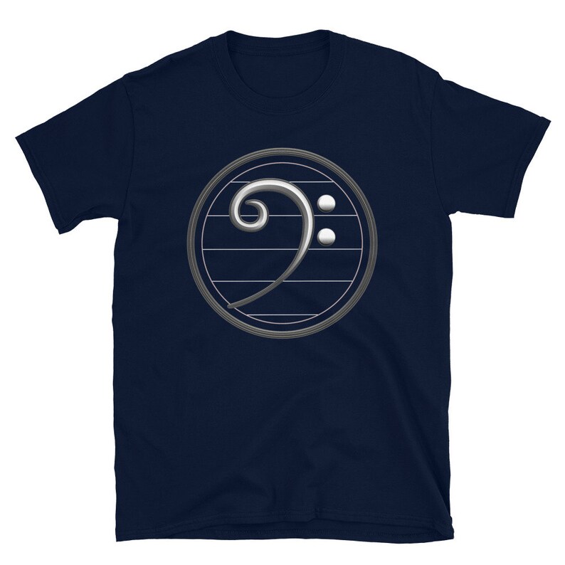 Bass Player Bass Clef Cotton Unisex T-shirt - Etsy