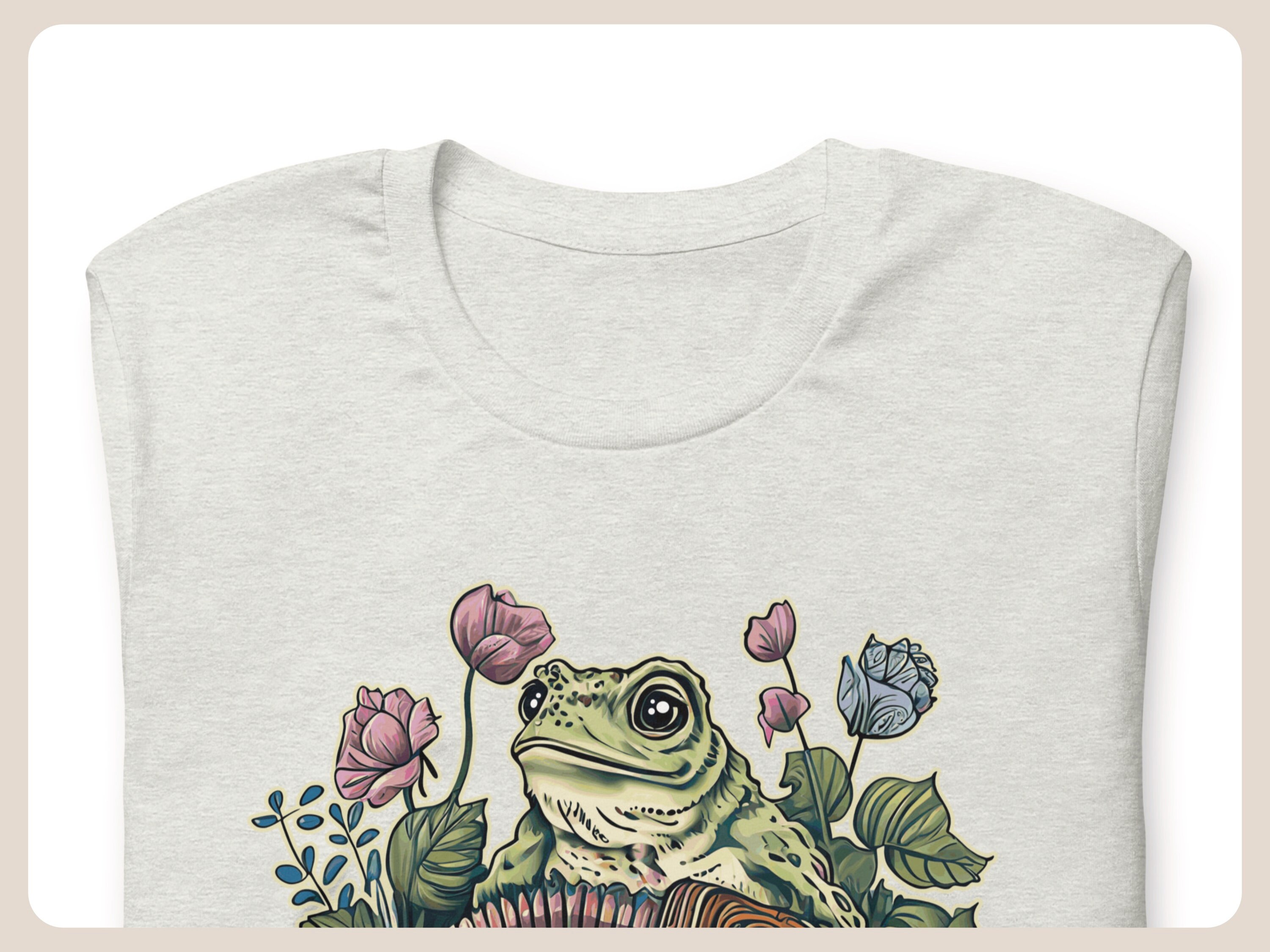 Cottagecore Frog Playing Accordion Cottagecore Aesthetics - Etsy