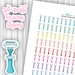 Printable Planner RAZOR Stickers, Shave Decorative Stickers | Cute ...