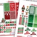 Printable Christmas Planner Stickers Kit Christmas Weekly Planner Kit ...