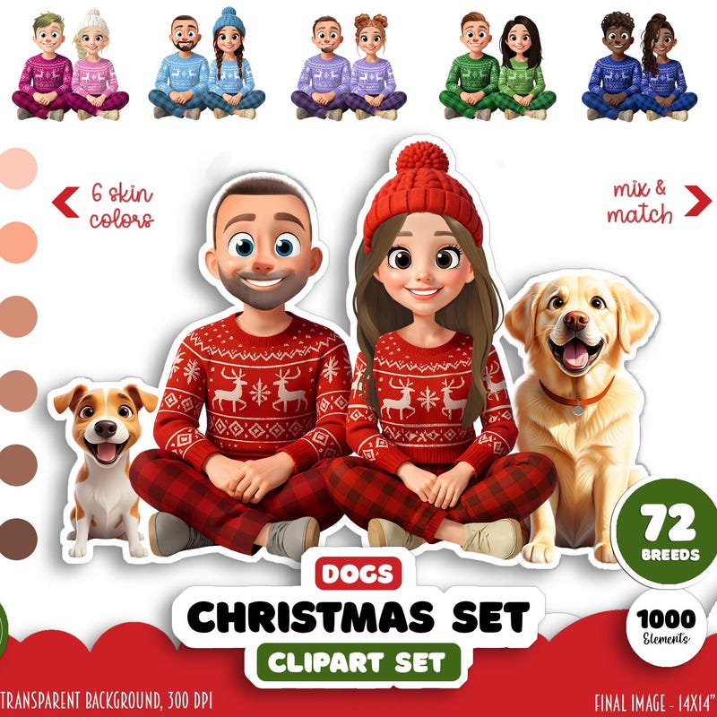 Pixar Family Clipart - Etsy