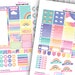 Pastel Rainbow Printable Planner Weekly Kit Erin Condren - Etsy