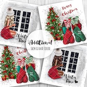 CHRISTMAS Digital Paper Pack, Winter Seamless Pattern, Fashion ...