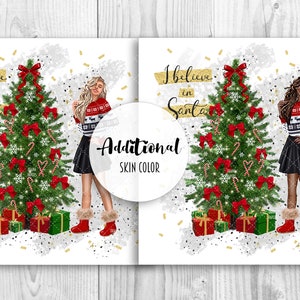 CHRISTMAS Digital Paper Pack, Winter Seamless Pattern, Fashion ...