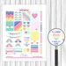 Pastel Rainbow Printable Planner Weekly Kit Erin Condren - Etsy